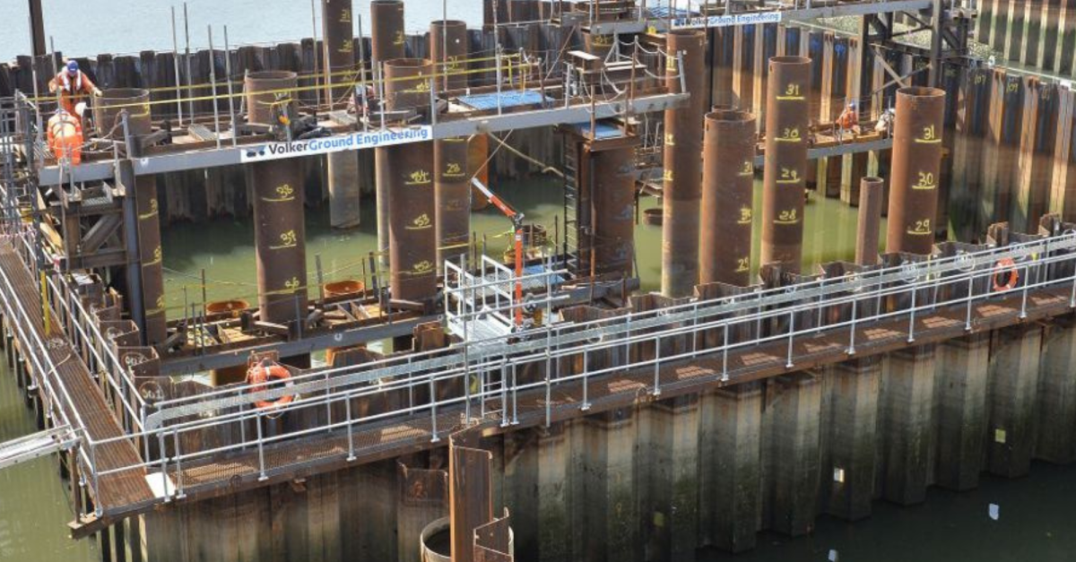 Driven sheet piles | VolkerWessels UK