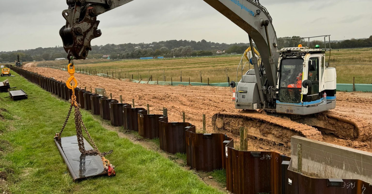 VolkerGround Engineering at Rother Tidal Walls – East | VolkerWessels UK
