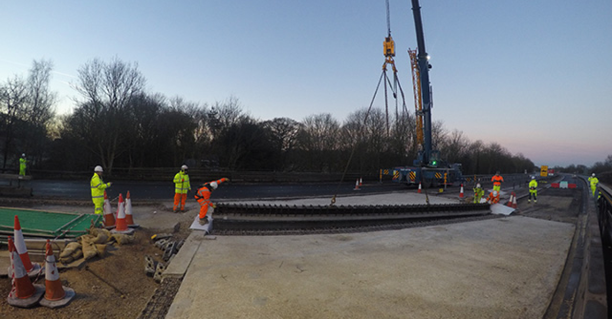 VolkerLaser team reopens the M4 | VolkerWessels UK