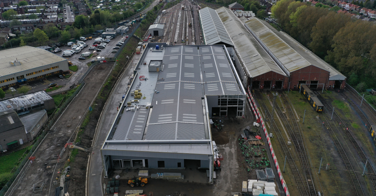 Work continues on the new state-of-the-art depot for new Tyne and Wear ...